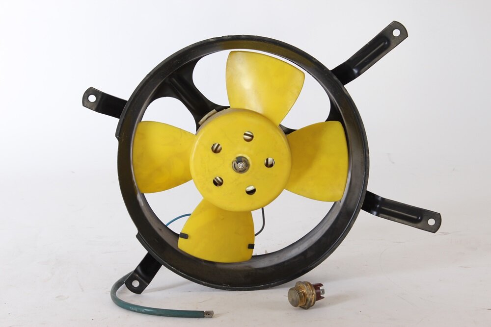 Radiator fan/electric fan incl. thermoswitch specify temperature) NOS