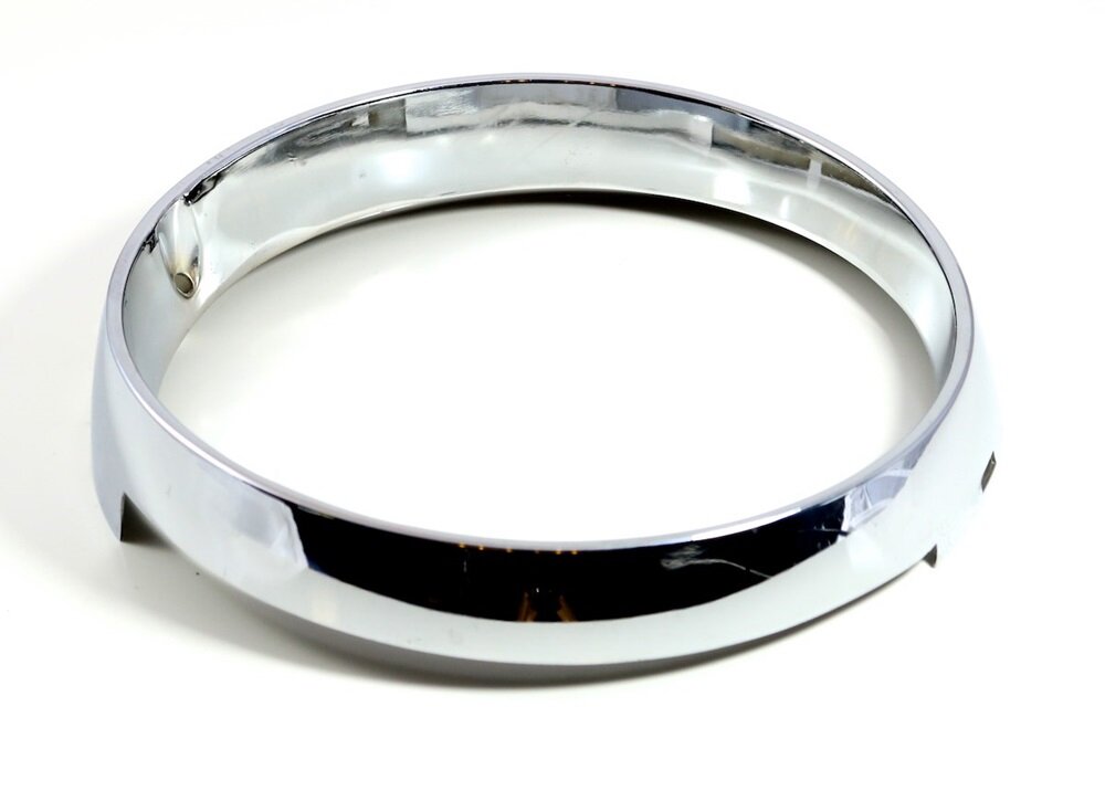 Headlight chrome ring trim ring right + left NOS Giulia Super 1300