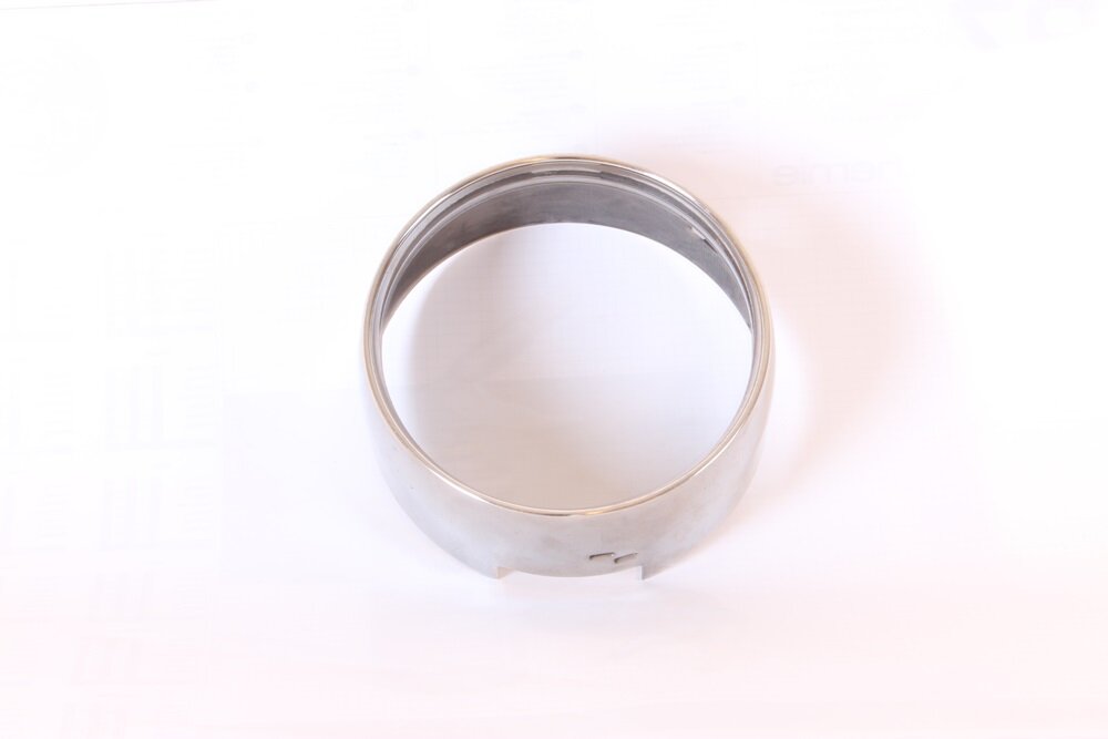 Chrome ring for headlights, right/left NOS Berlina 2000