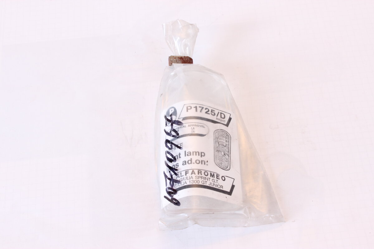 Front right turn signal lens, white/white, Alfa Bertone, edge hood, N