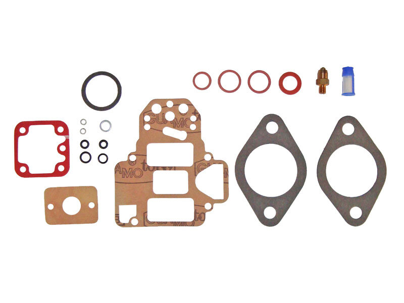 Gasket set WEBER DCOE 151/152 for 1 carburetor with brass float) with
