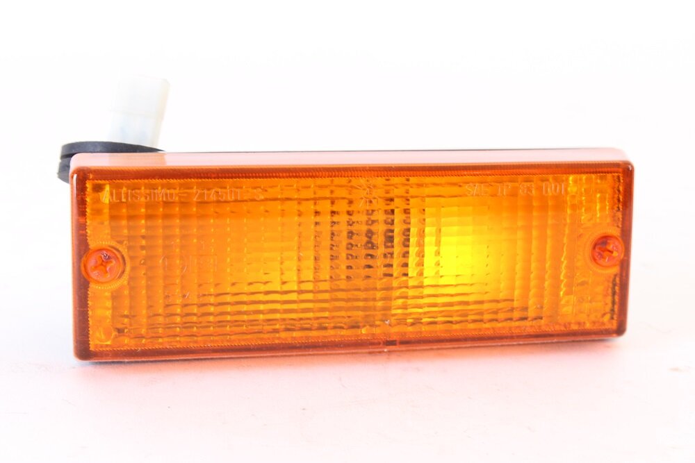Turn signal light, complete, front left, orange, Alfetta Lim. 2.0+GTV